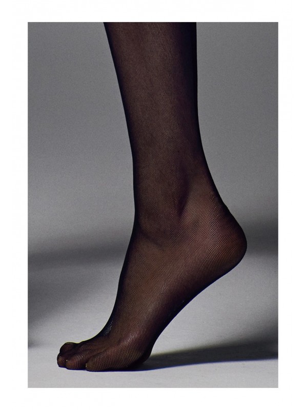 Veneziana Strippante collant effetto reggicalze con riga dietro